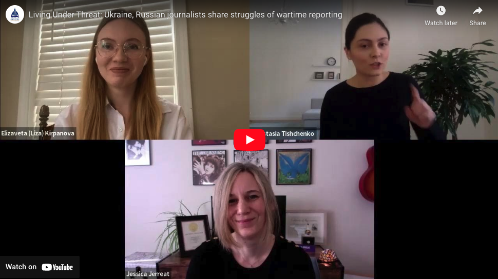 Video: Living Under Threat – Russian journalists share struggles of ...